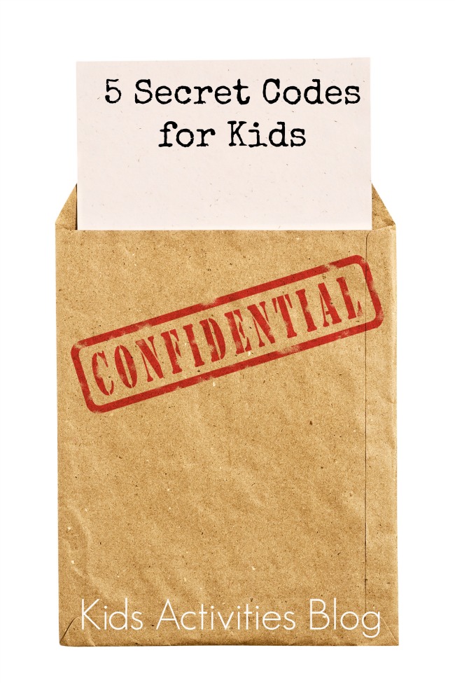 5 Secret Codes For Kids To Write A Coded Letter