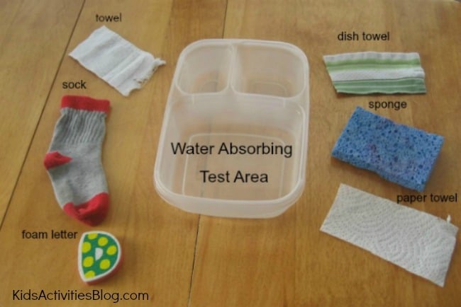 water absorbent objects