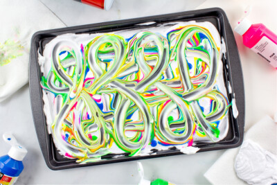 Colorful Shaving Cream Art for Kids | Kids Activities Blog