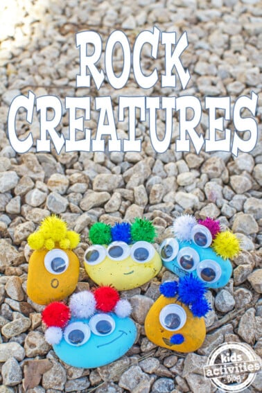 Make Rock Creatures {Rainy Day Fun Craft!} | Kids Activities Blog