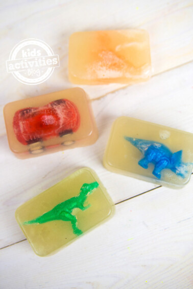 Homemade Soap for Kids with a Toy in the Middle for Fun! | Kids ...