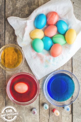 How to Dye Easter Eggs with Kids the Safe & Easy Way | Kids Activities Blog