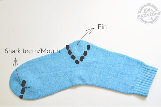 Make a No-Sew Silly Shark Sock Puppet | Kids Activities Blog