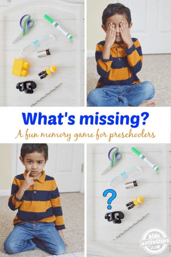 What’s Missing? Fun No-Prep Preschool Memory Game – ParentingBest.com