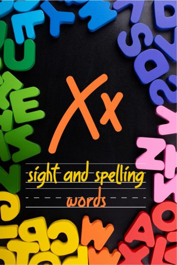 Words That Start With The Letter X • Spelling and Sight Words for Kids