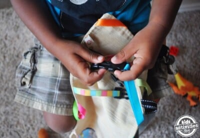 DIY Clipping Toy: Road Trip Sanity with a Toddler | Kids Activities Blog