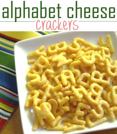 Tasty Alphabet Cheese Crackers Recipe Kids Activities Blog