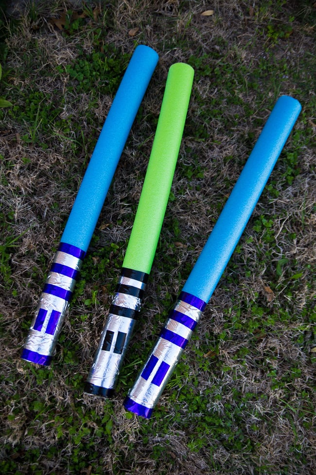 Play Ideas with Pool Noodles: Light Sabers