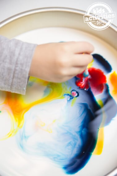 Color Changing Magic Milk Experiment - Kids Activities Blog