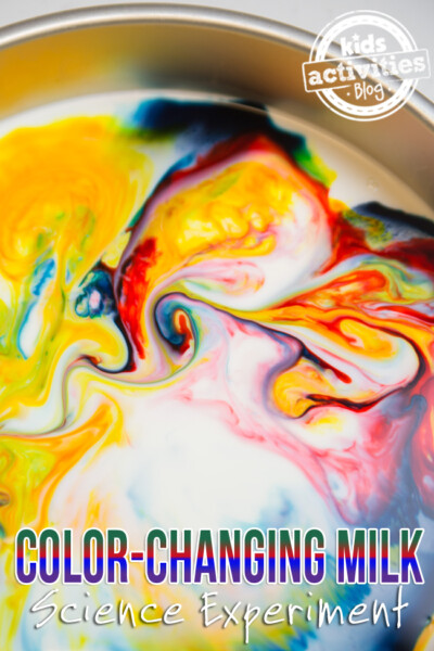 Color Changing Magic Milk Experiment - Kids Activities Blog