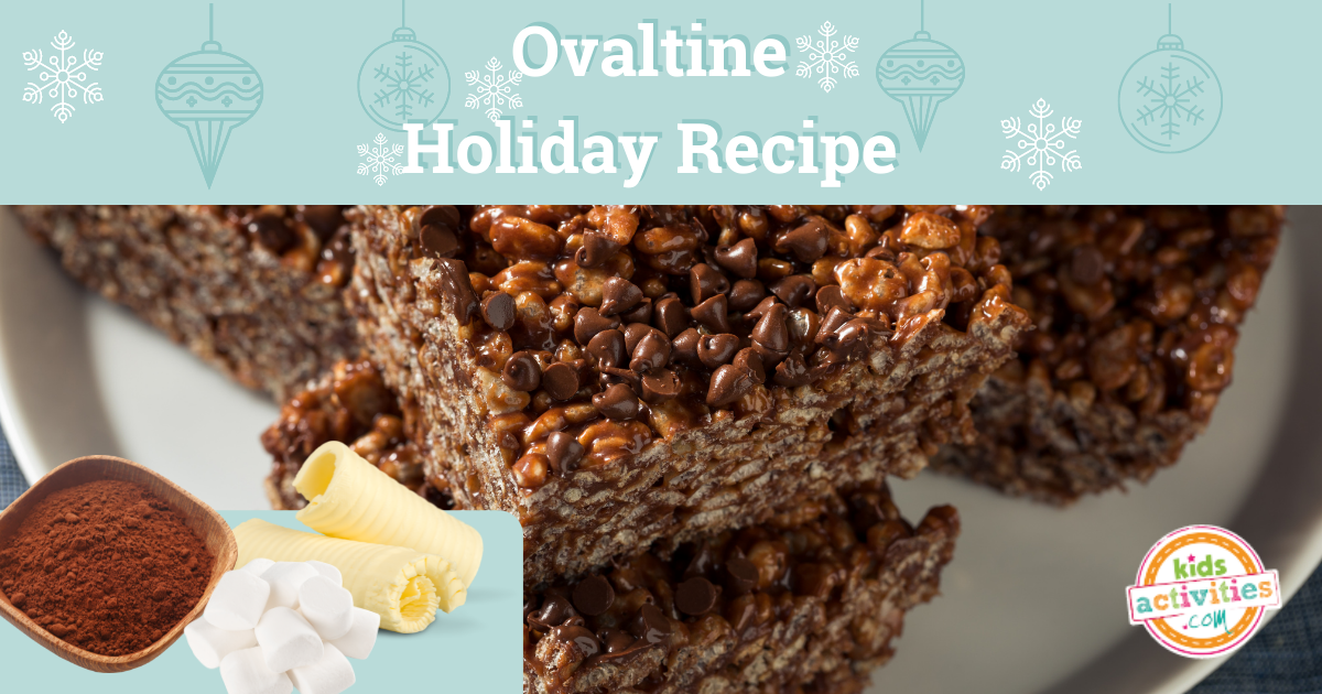 Yummy Ovaltine Rice Krispy Treats Recipe | Kids Activities Blog