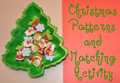 Christmas Themed Patterns and Matching Activity Kids Activities Blog