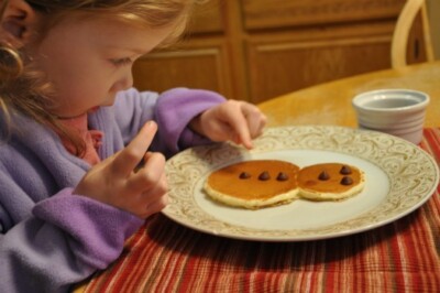 Snowman Pancakes Recipe | Kids Activities Blog
