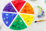 Make a Color Pie Using a Primary Color Wheel for Kids • KAB