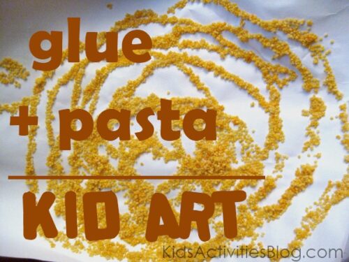 Macaroni Art: Glue + Pasta = Fun for Kids! Kids Activities Blog
