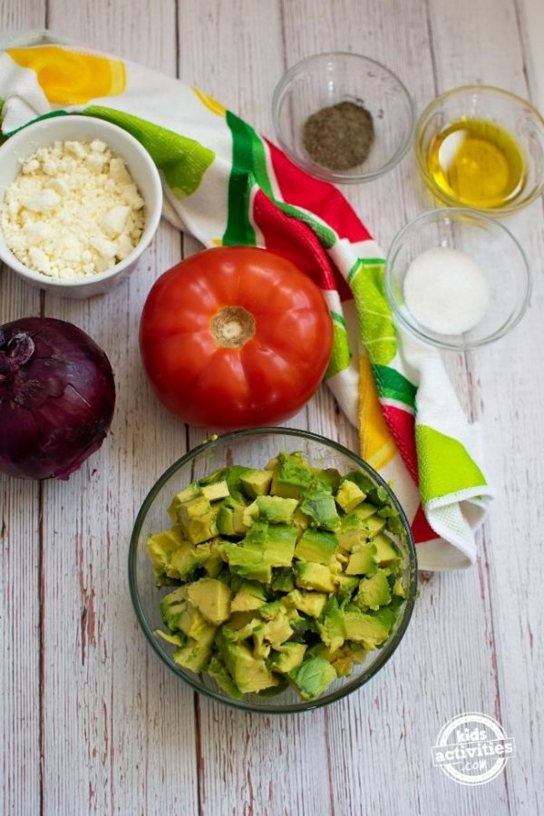 Easy Summer Avocado Salad Recipe | Kids Activities Blog