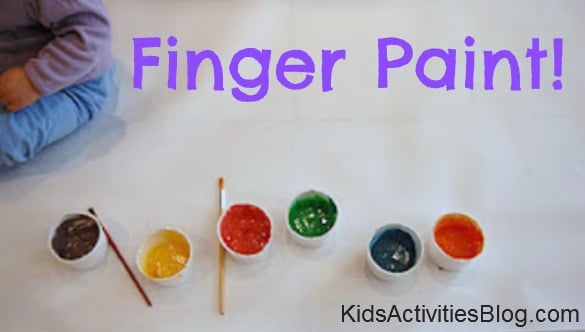Finger Paint: Homemade Fun Kids Activities Blog
