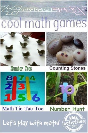 12 Cool Math Games for Kids that You Can Make & Play | Kids Activities Blog