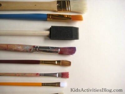 Fun Art Project Activity to Explore Paint Brushes | Kids Activities Blog