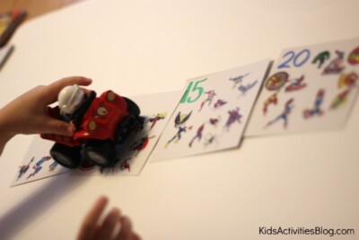 Superhero Skip Counting with Paper Bag Books | Kids Activities Blog