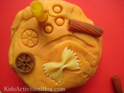 Playdough Pasta Matching Game Kids Activities Blog