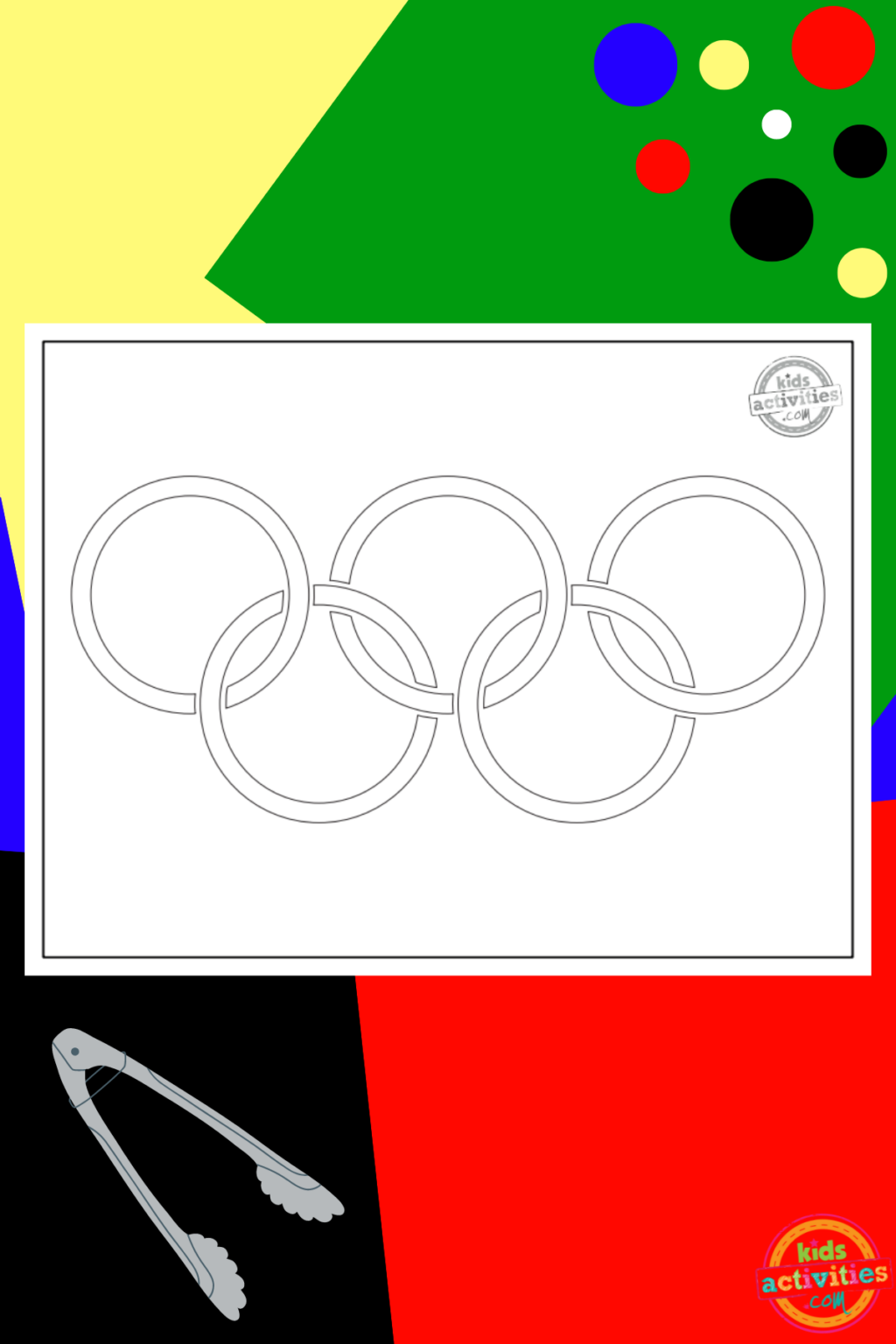 Olympic Rings Printable and Sorting Game For Kids | Kids Activities Blog