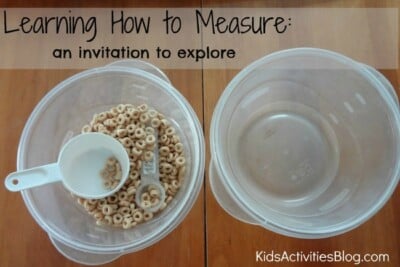 Learning How to Measure: Preschool Activity | Kids Activities Blog