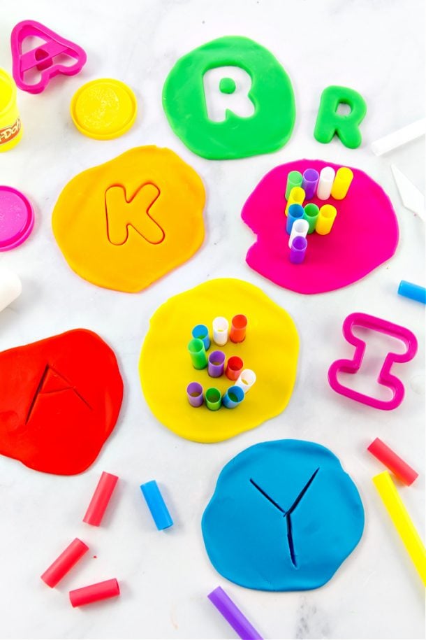 Easy Pre-Writing Ideas for Alphabet Learning with Playdough ...