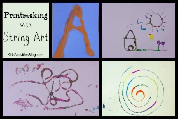 Printmaking: String Art Kids Activities Blog