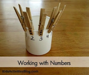 {Early Learning} Working with Numbers Kids Activities Blog