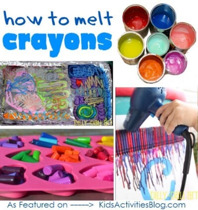 20+ Easy & Colorful Crayon Art Ideas for Kids | Kids Activities Blog