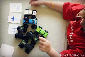 Vroom! Crash! Painting with Monster Trucks - Simple Art Project for ...