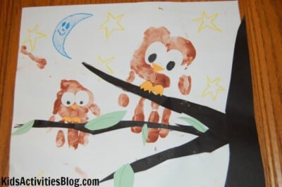 Handprint Art: Owls Kids Activities Blog