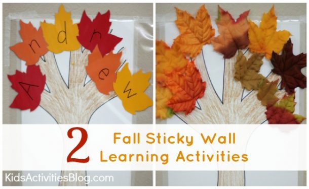 Early Learning with a Sticky Wall Kids Activities Blog