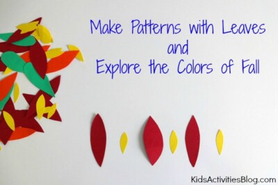 Learning Patterns with {Pretty} Fall Colors Kids Activities Blog