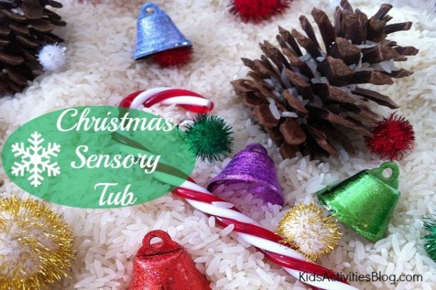 Preschool Christmas Activities {Festive Sensory Tub} for Kids Kids ...