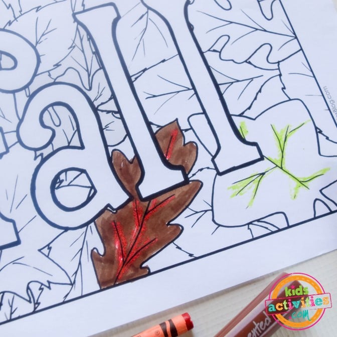 Free Fall Coloring Pages for Kids - Kids Activities Blog
