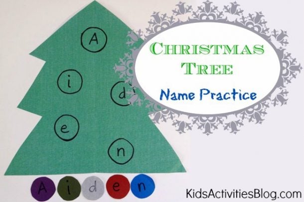 Festive Christmas Name Game to Prepare Kids for Family Parties Kids ...