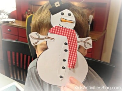 Let's Build a Snowman! Printable Paper Craft for Kids | Kids Activities ...