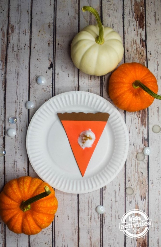 Holiday Activity: {Pumpkin Pie} Paper Craft for Kids Kids Activities Blog