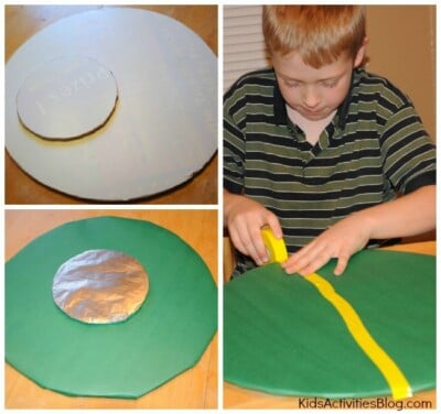 How to Make a Viking Shield from Cardboard & Colored Paper | Kids ...