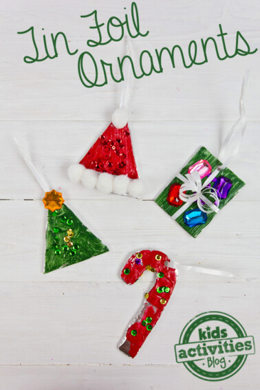 Christmas Activity: Tin Foil DIY Ornaments Kids Activities Blog