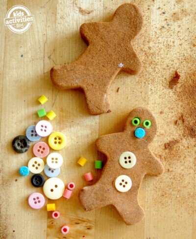 Gingerbread Playdough Recipe with Gingerbread Activities | Kids ...