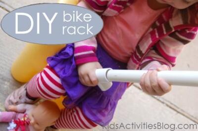 How to Make a Bike Rack Out of PVC Pipe | Kids Activities Blog