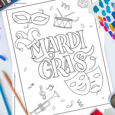 20+ Super FUN Mardi Gras Crafts for Kids that Adults Love Too | Kids ...