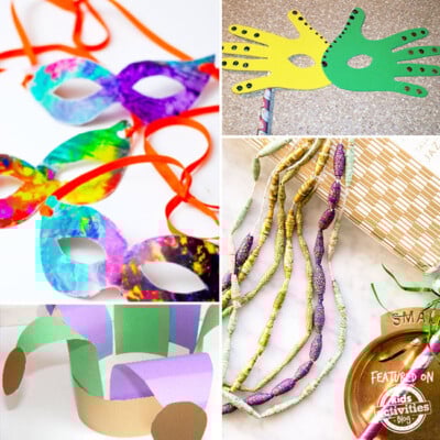 20+ Super FUN Mardi Gras Crafts for Kids that Adults Love Too | Kids ...