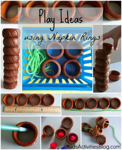 Play Ideas From The Table {Napkin Rings} Kids Activities Blog