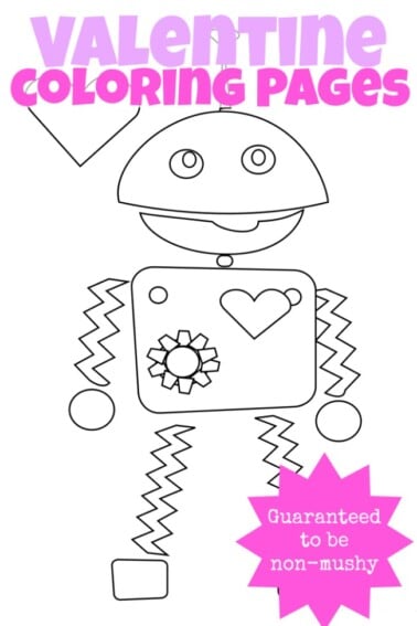 3 {Non-Mushy} Valentines Day Coloring Pages | Kids Activities Blog
