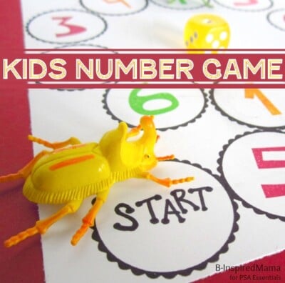 Counting Game {Icky Bug} Make Learning Numbers Fun!