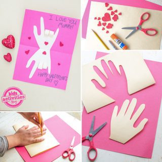 DIY Sign Language Valentine's Day Cards To Show Love | Kids Activities Blog